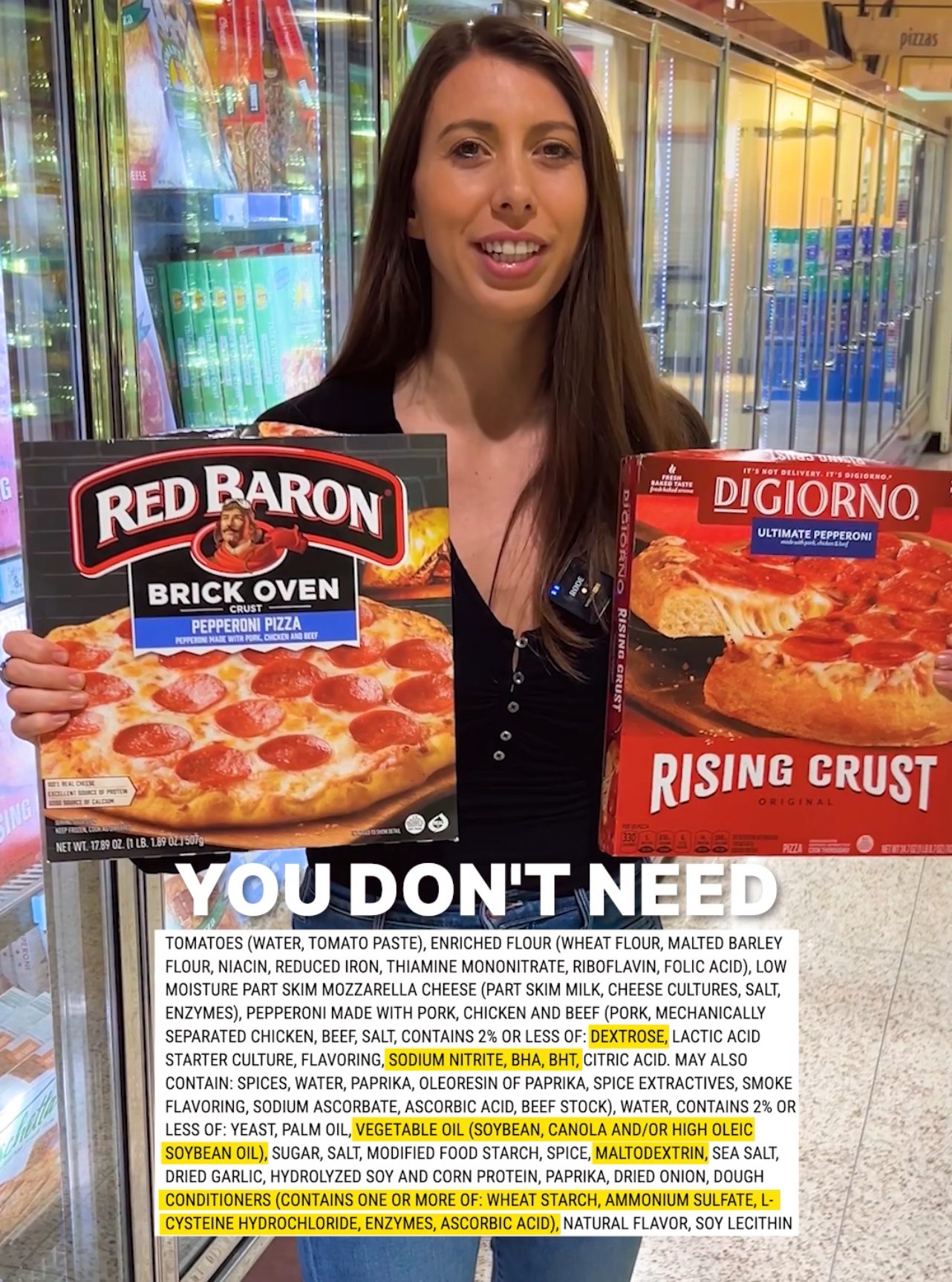 frozen pizza - MeowMeix